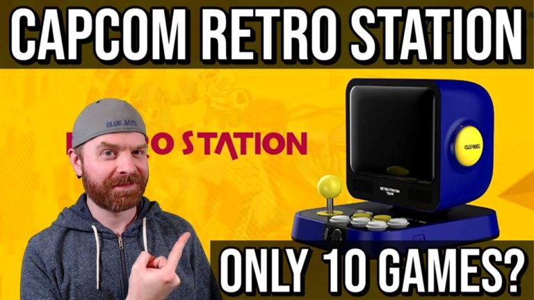 Capcom Retro Station Mini Arcade System (Mega Man x Street Fighter ...